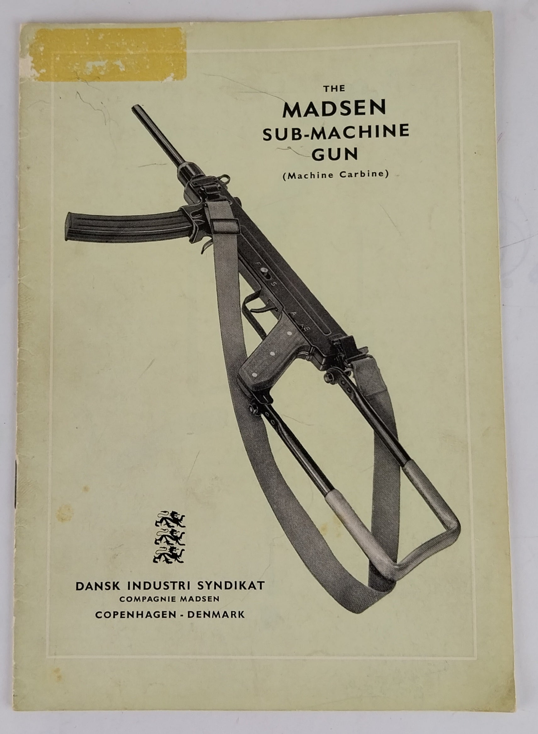 The Madsen Sub-Machine gun (Machine Carbine) – Skrold Antikvariat